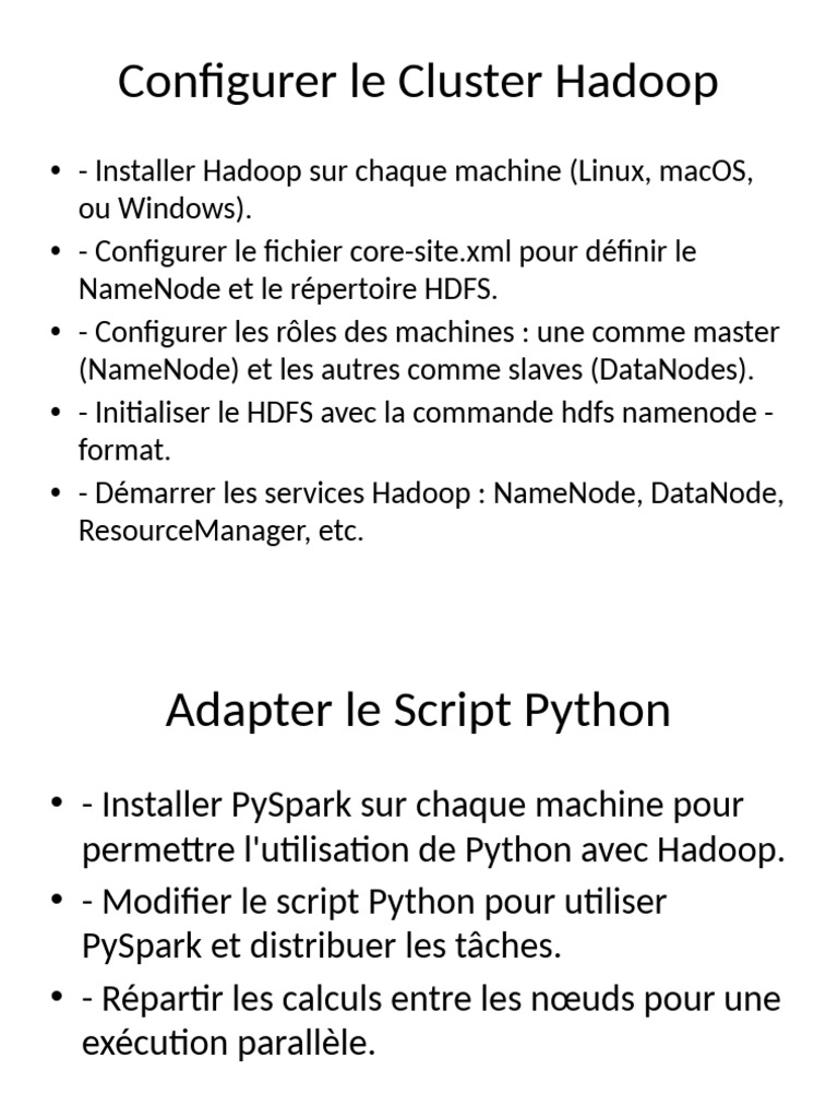 Hadoop Cluster Setup | PDF