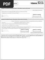 Customer Declaration Form | PDF | Insurance | Life Insurance
