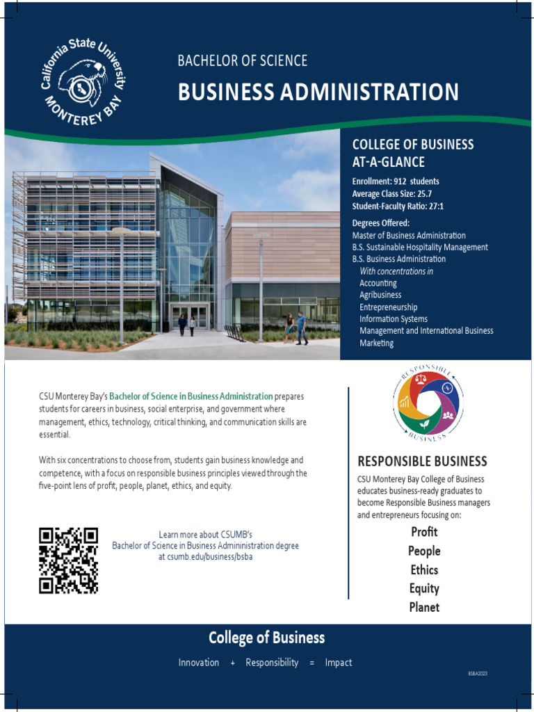 BSBA Program Flyer PRINT 2023 | PDF | Business | Entrepreneurship