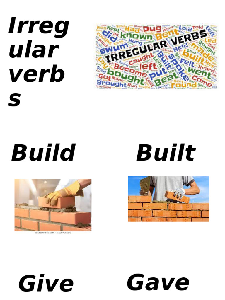Irregular Verbs For Kids Flashcards Grammar Drills Grammar Guides ...