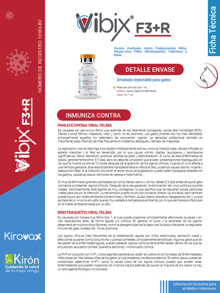 VIBIX F3+R | PDF | Rabia | Gatos
