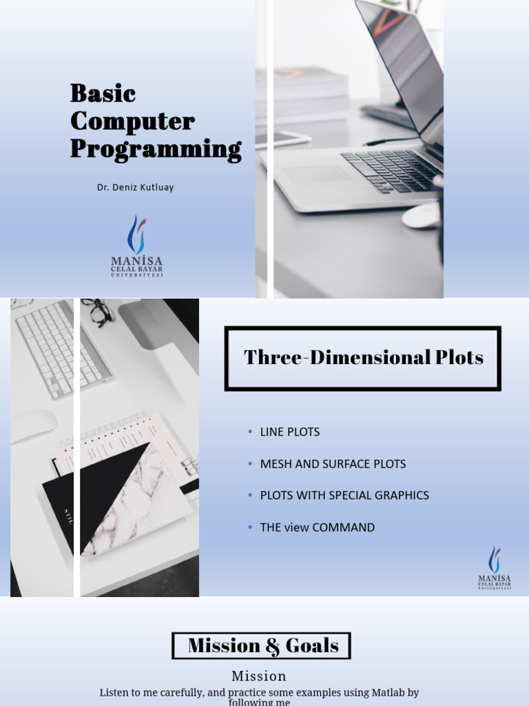 Three-Dimensional Plots | PDF | Coordinate System | Matrix (Mathematics) Three-Dimensional Plots | PDF | Coordinate System | Matrix (Mathematics)