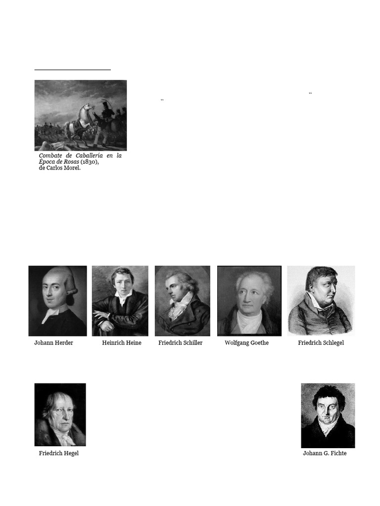 Literatura Argentina 04 El Romanticismo | PDF | Romanticismo | Amor