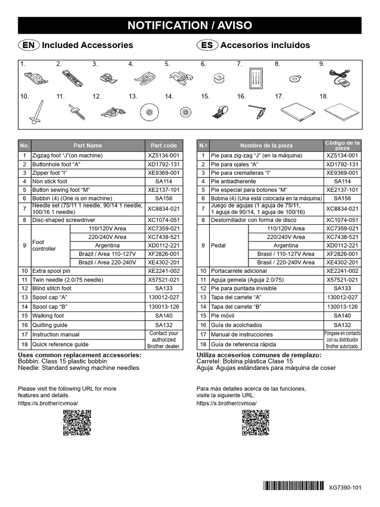 Brother h537st Notification Guide | PDF