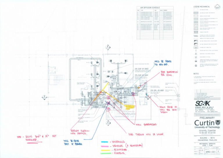 MWD-001 CSD Markups Roof Penetration | PDF