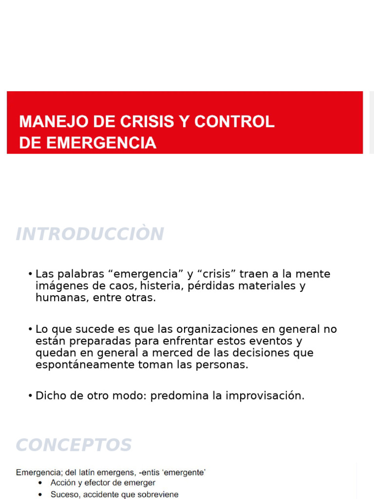 Preparación Organizacional ante Crisis | PDF