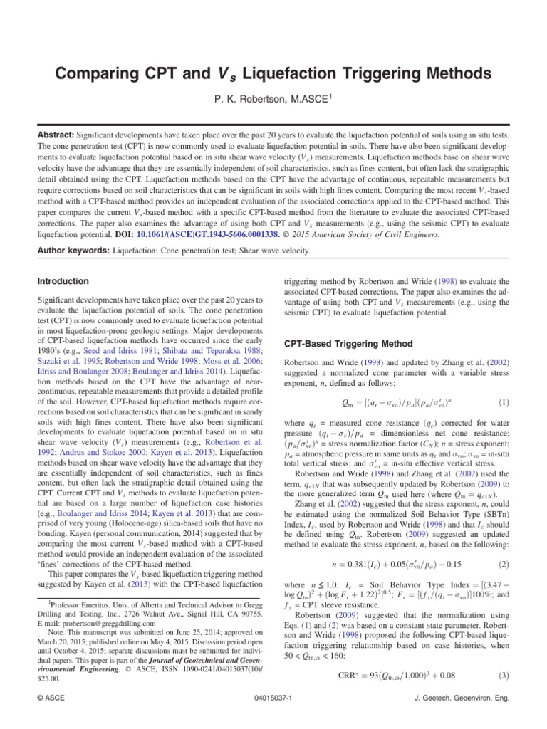Robertson ASCE 2015 | PDF | Applied And Interdisciplinary Physics ...
