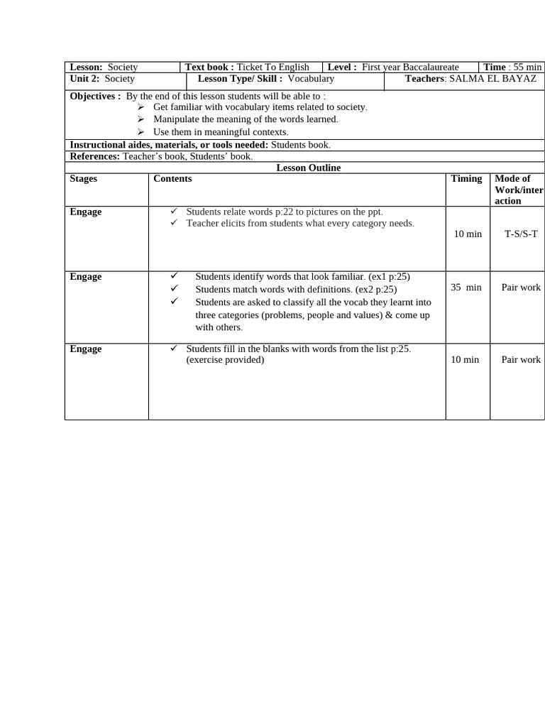 Intro Vocab | PDF