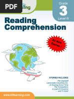 Grade 3 Reading Comprehension Workbook | PDF | Flowers | Bees