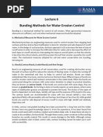 Contour Bunding for Soil Conservation | PDF | Soil | Erosion