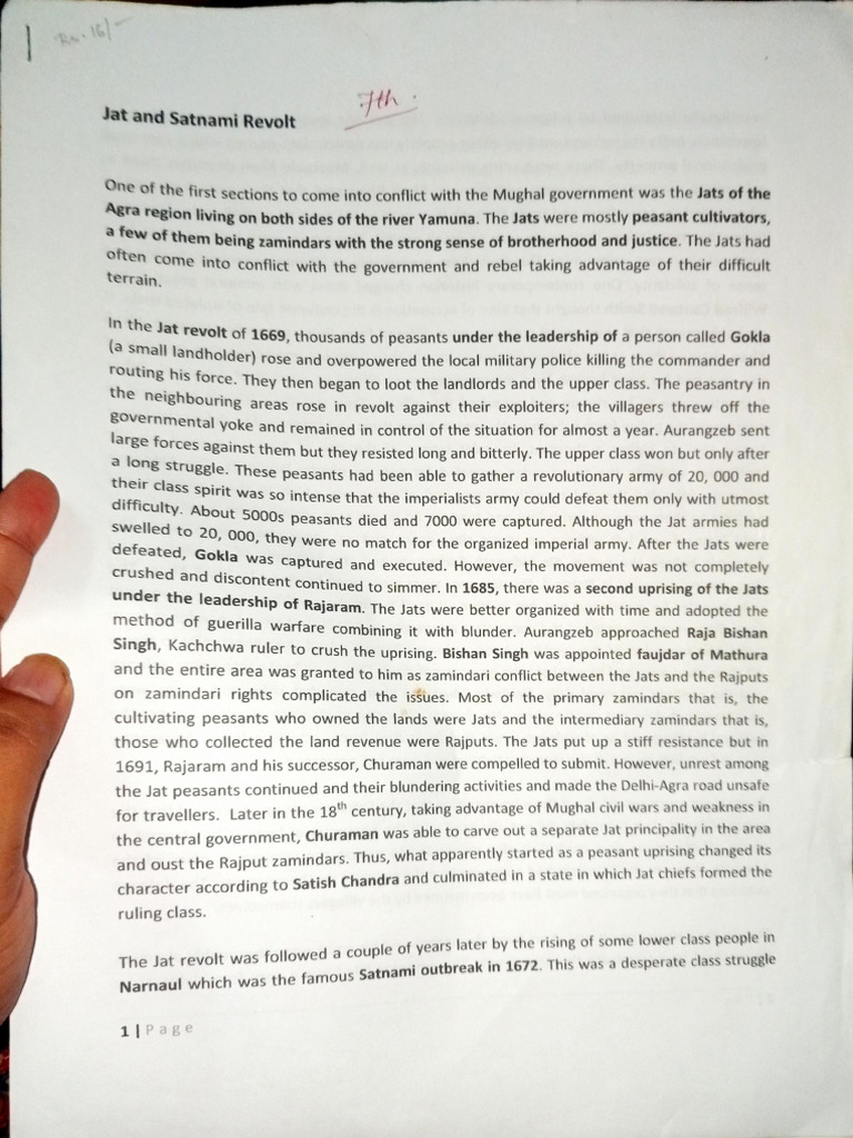 Jat and Satnami | PDF