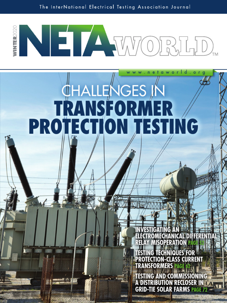 NETA World_WR20_FINAL | PDF | Voltage | Electrical Engineering