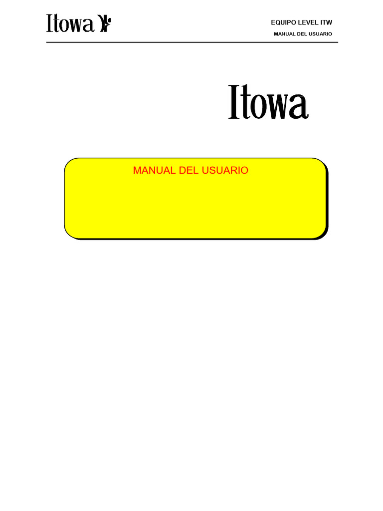 Equipo Itowa | PDF | Antena (Radio) | Relé