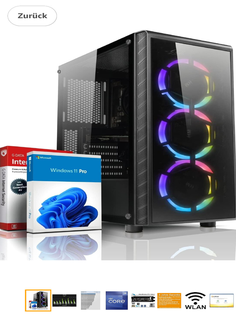 Shinobee High End Gaming PC Intel Core i9 11900KF 16 Threads 5.30GHz ...