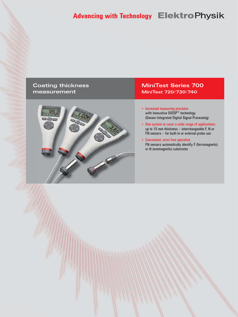 MiniTest_720-730-740_en | PDF | Calibration | Rechargeable Battery