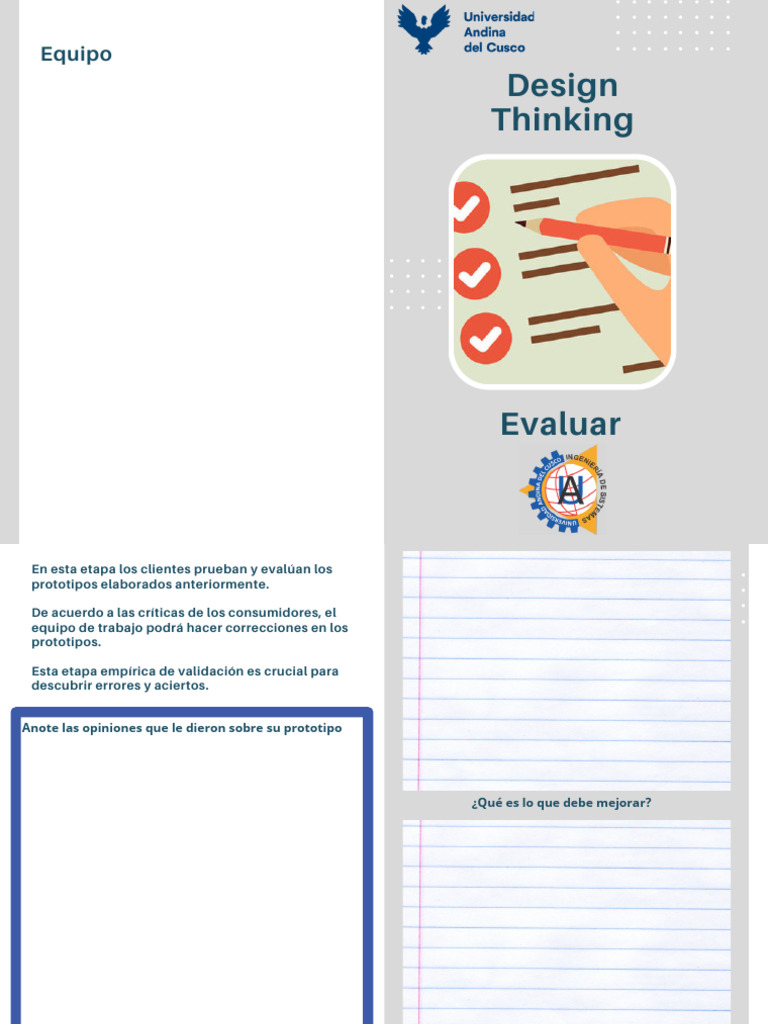 DESIGN THINKING-Testear (1) - Editado | PDF