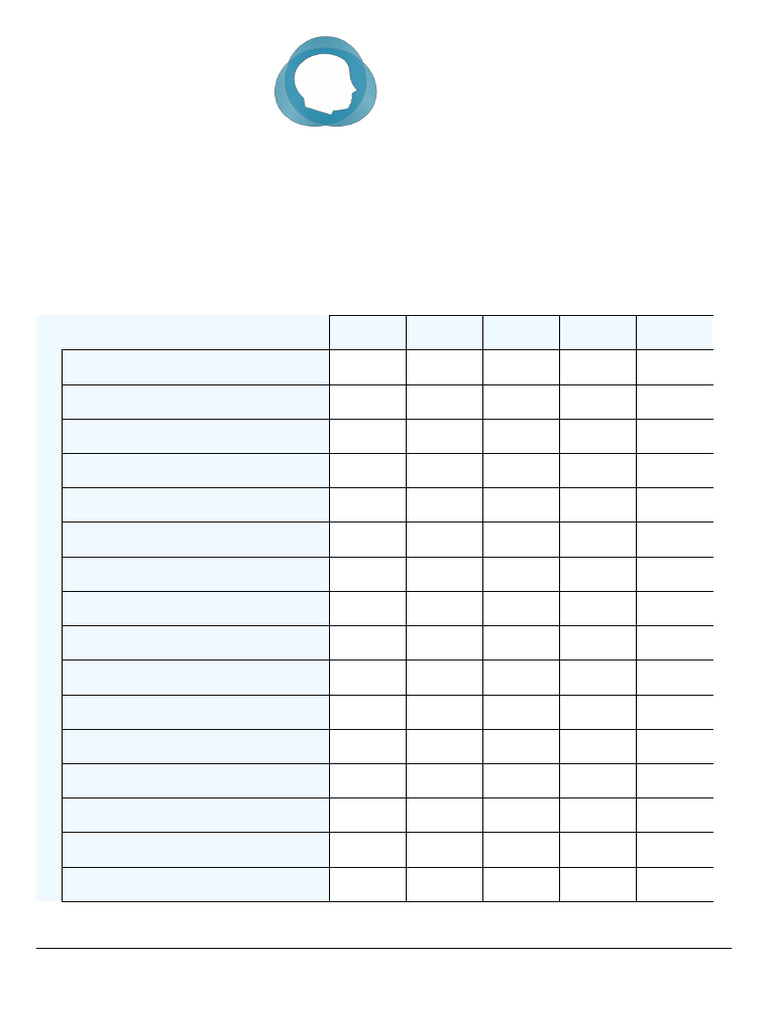 Adult ADHD Self Report Scale ASRS V1.1 | PDF | Neurodevelopmental ...