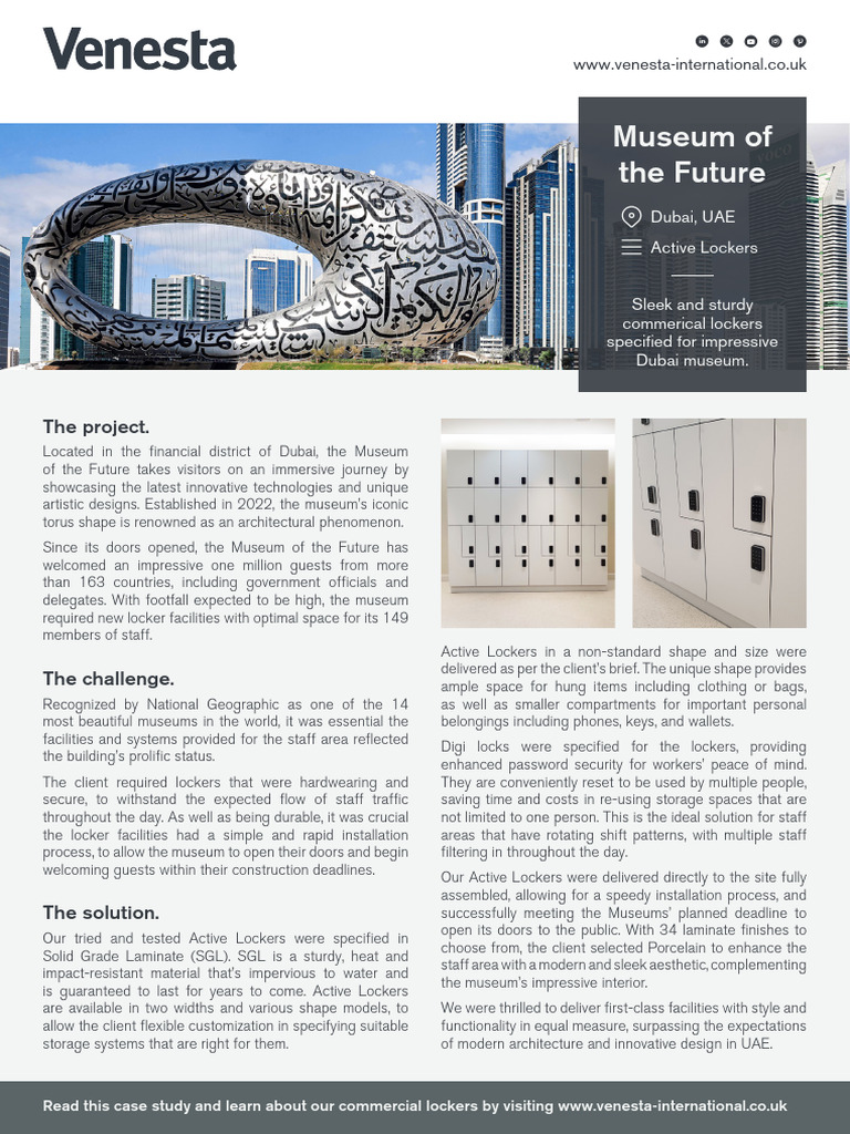 Case Study Museum of The Future | PDF