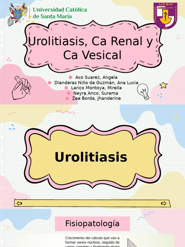 Urolitiasis | PDF | Sistema urinario | Enfermedades y trastornos