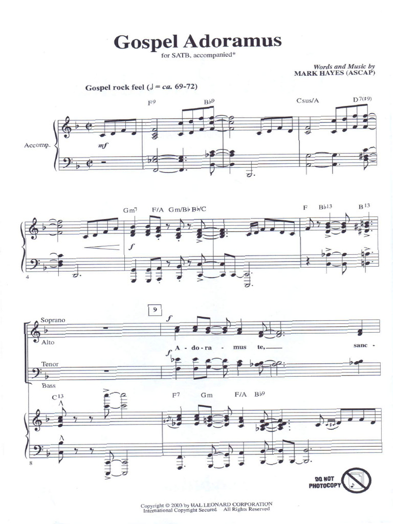 Gospel Adoramus | PDF