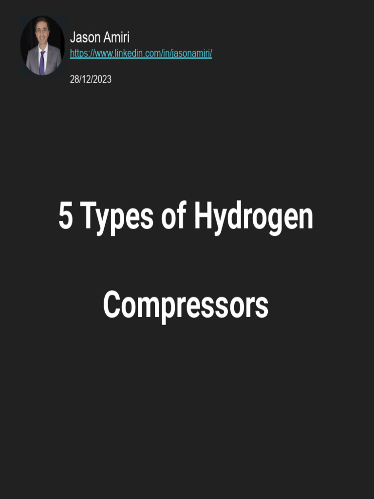 5_Types_of_Hydrogen_Compressors_1703770741 | PDF | Hydride | Hydrogen