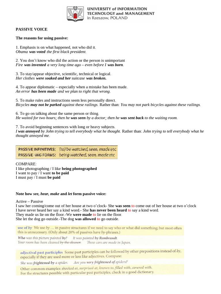 Passive - Theory | PDF