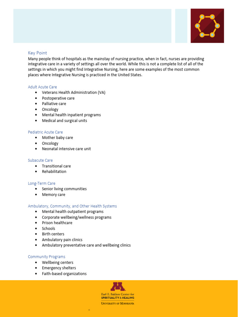 Principles Nursing Integrative | PDF