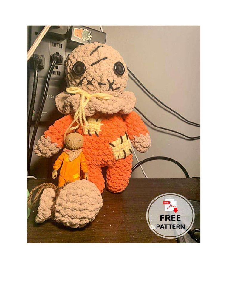 Halloween Crochet: Sam Doll Pattern | PDF | Crochet | Worsted