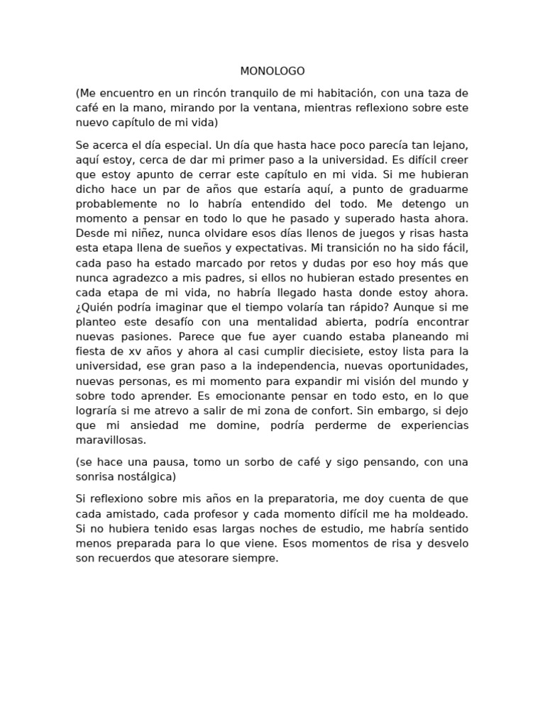 Monolog o | PDF
