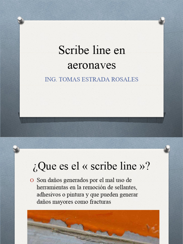 Scribe Line en Aeronaves | PDF | Ultrasonido | Aviación