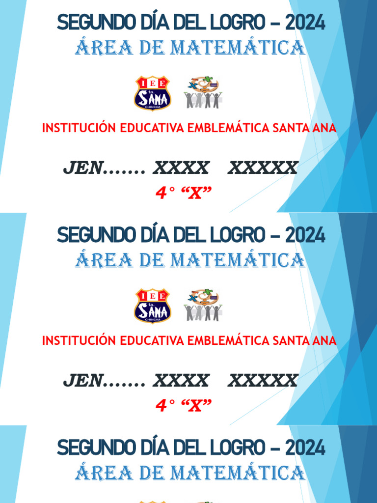 Segundo Día Del Logro - 2024 | PDF