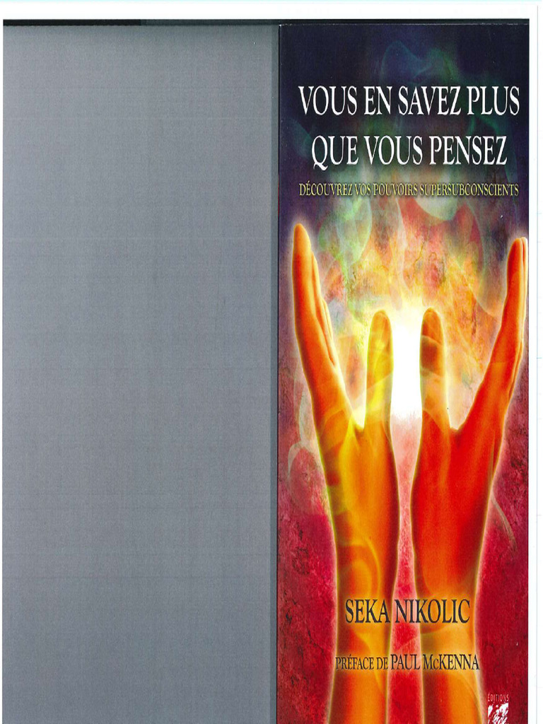 Vous en Savez Plus Que Vous Pensez - Compressed | PDF