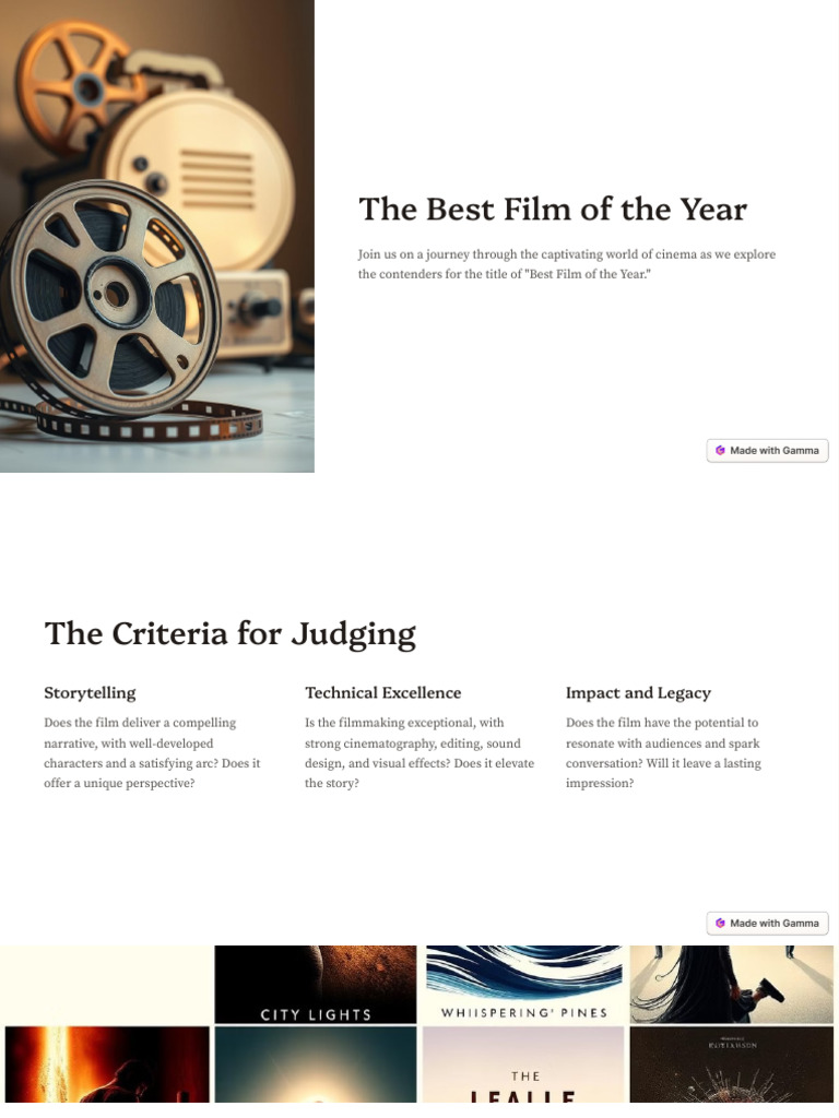 Best Film of the Year Contenders 2023 | PDF
