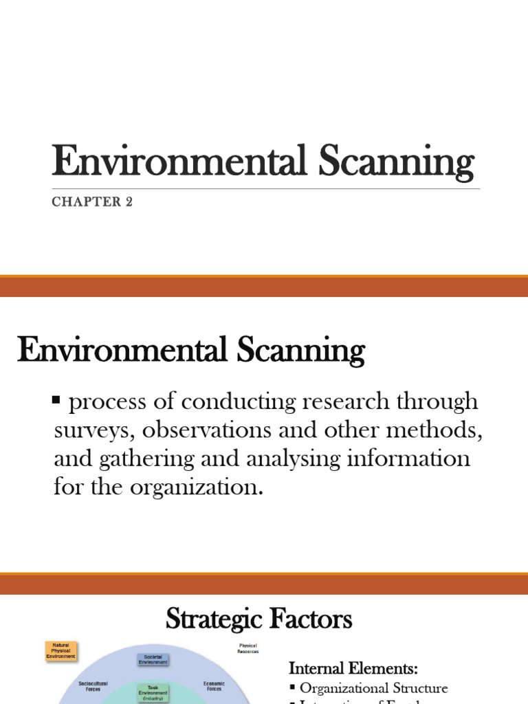 Chapter 2 - Environmental Scanning | PDF | Economies | Marketing