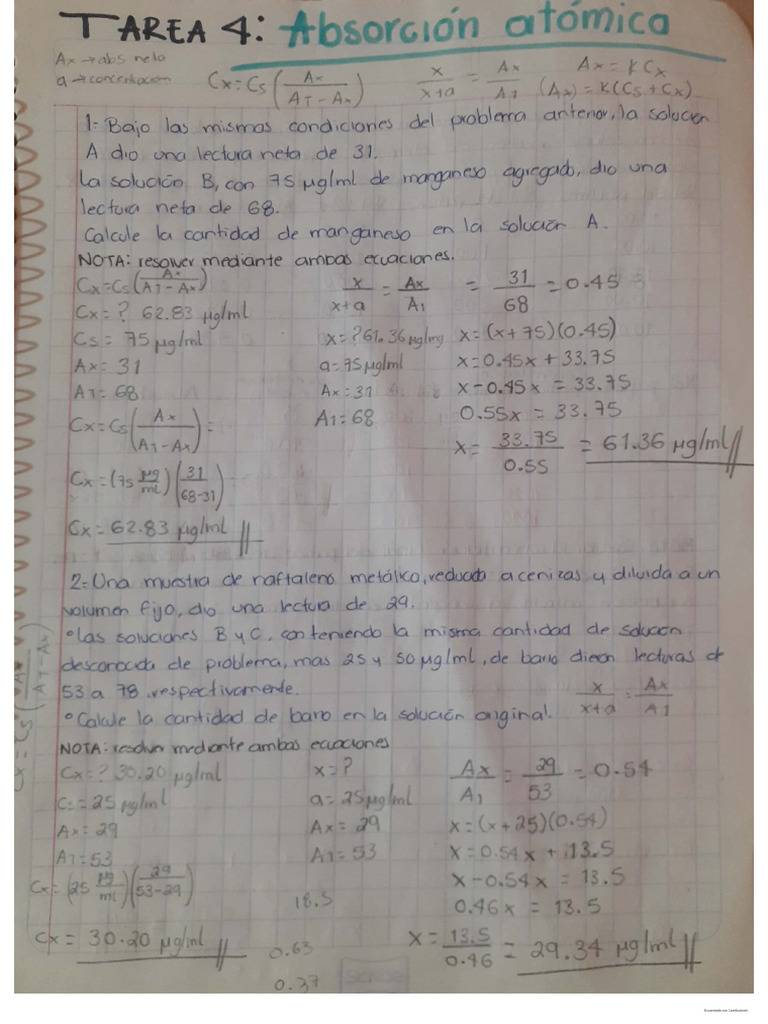 Absorcion Atomica | PDF