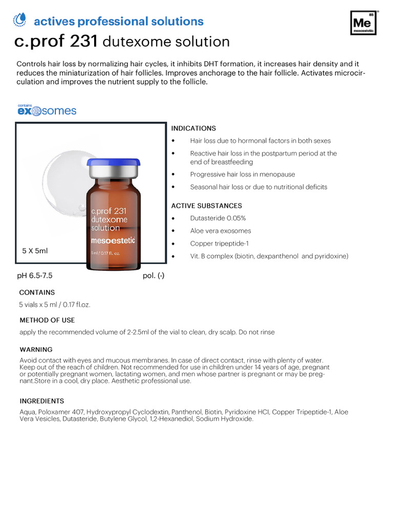 C.prof 231 Dutexome | PDF