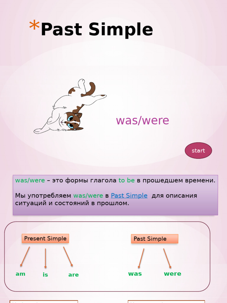 Past Simple: Was/were | PDF