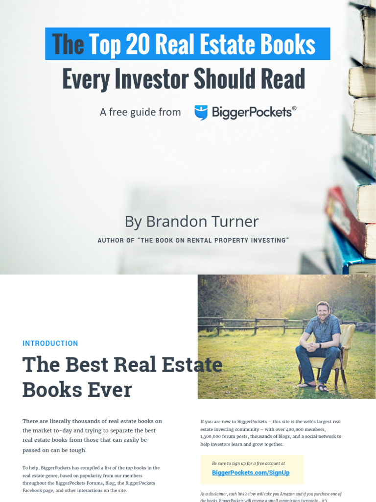 Top 20 Must-Read Real Estate Books | PDF | Landlord | Lease