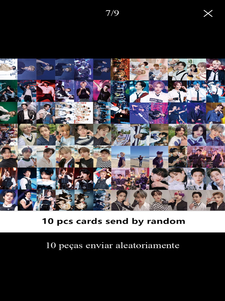 555pcsset Stray Kids Laser Holográfico 5-STAR SK NACIFIC SKZ 2023 DOME TOUR Cartões Fotográficos ...