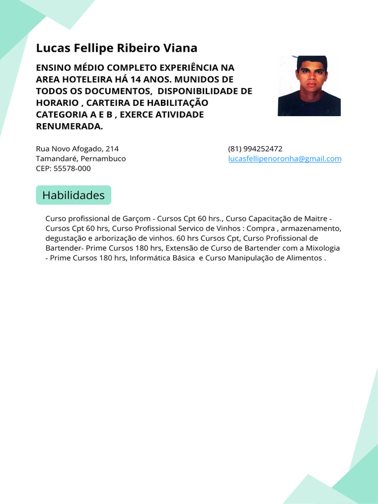 Lucas Fellipe CV | PDF