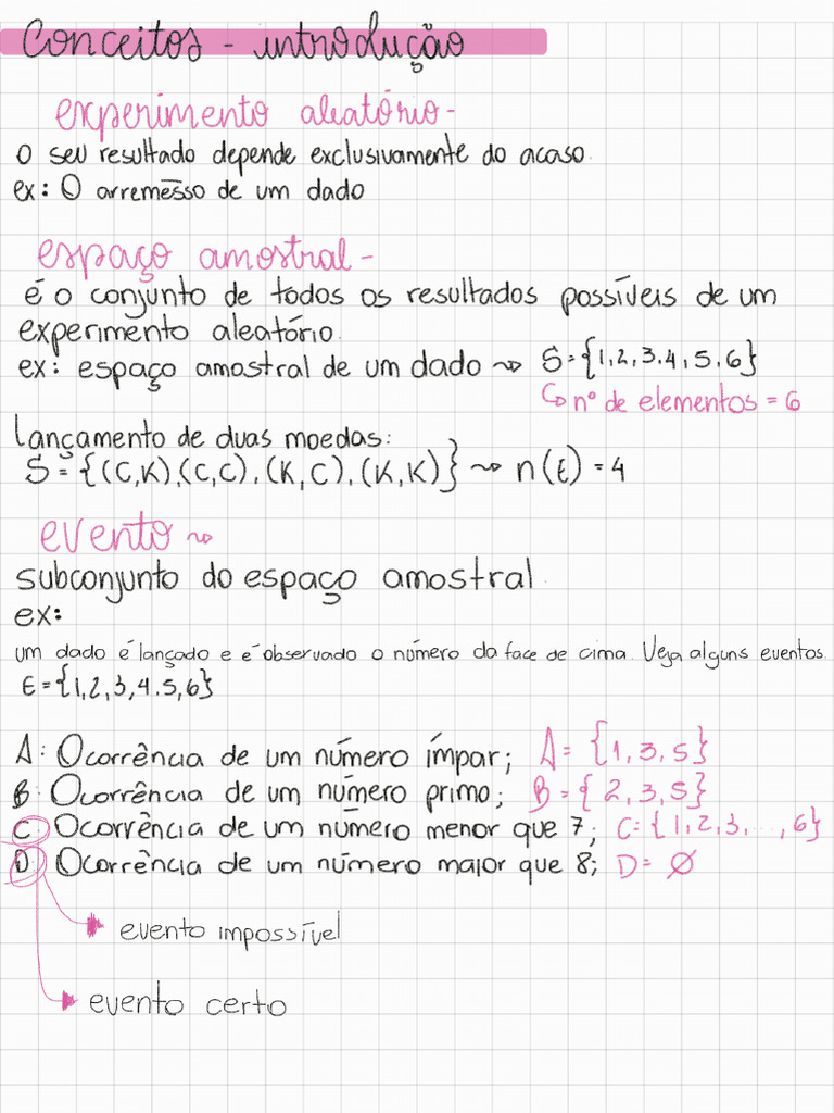 Resumo de probabilidade | PDF