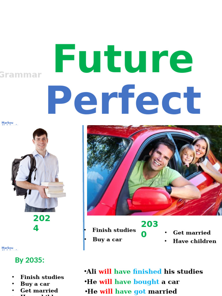 Future Perfect | PDF | Perfect (Grammar) | Language Mechanics