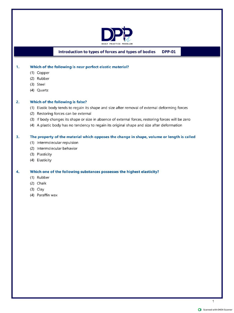 Mechanical Property of Solid DPP | PDF