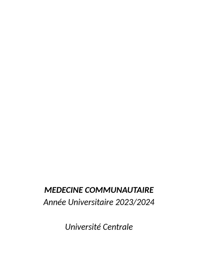 Cour III Élaboration D'un Projet de Promotion de Santé | PDF