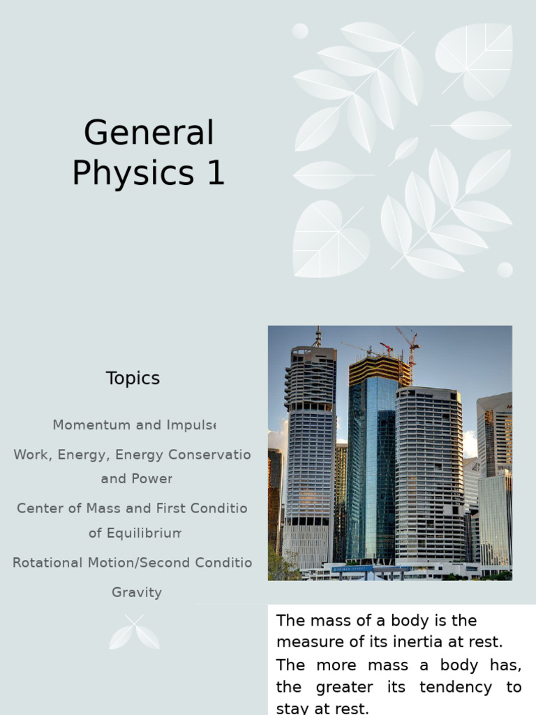 SQ Physics Review | PDF | Force | Momentum