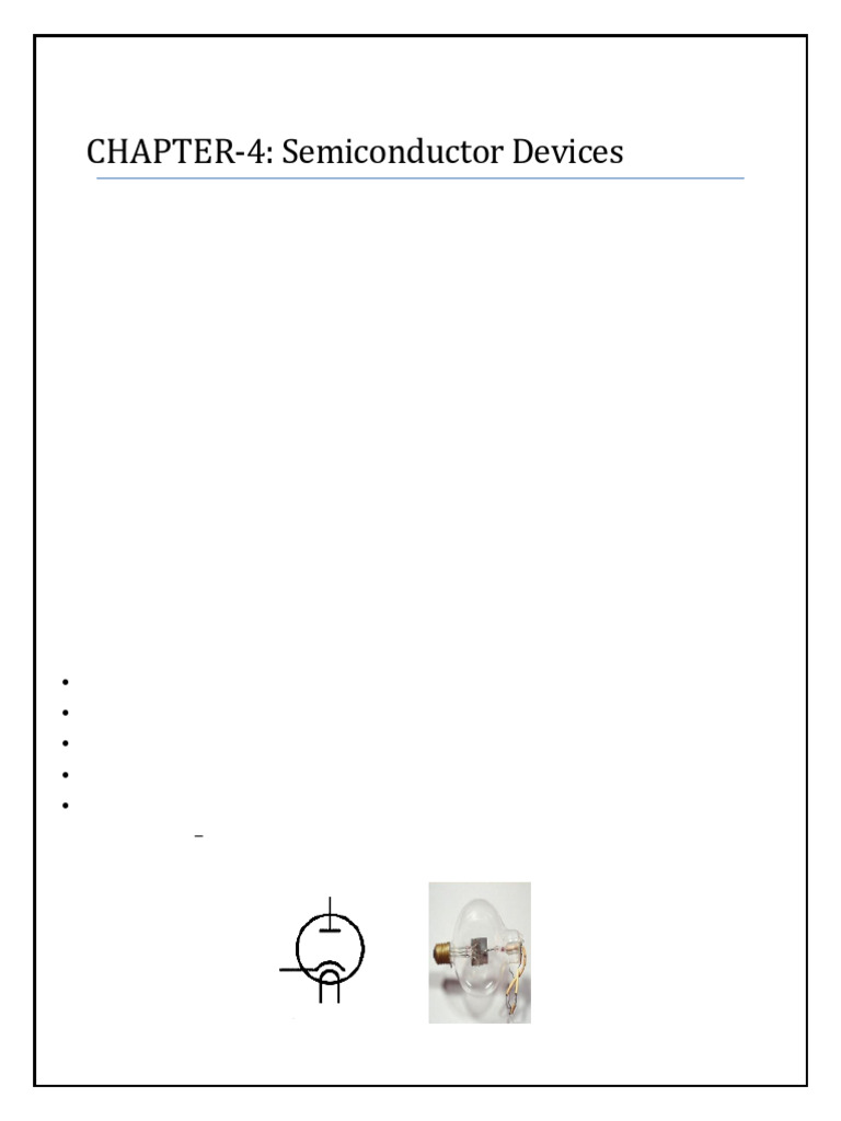 BEEE-UNIT-4 - Semiconductor Devices | PDF | P–N Junction | Amplifier