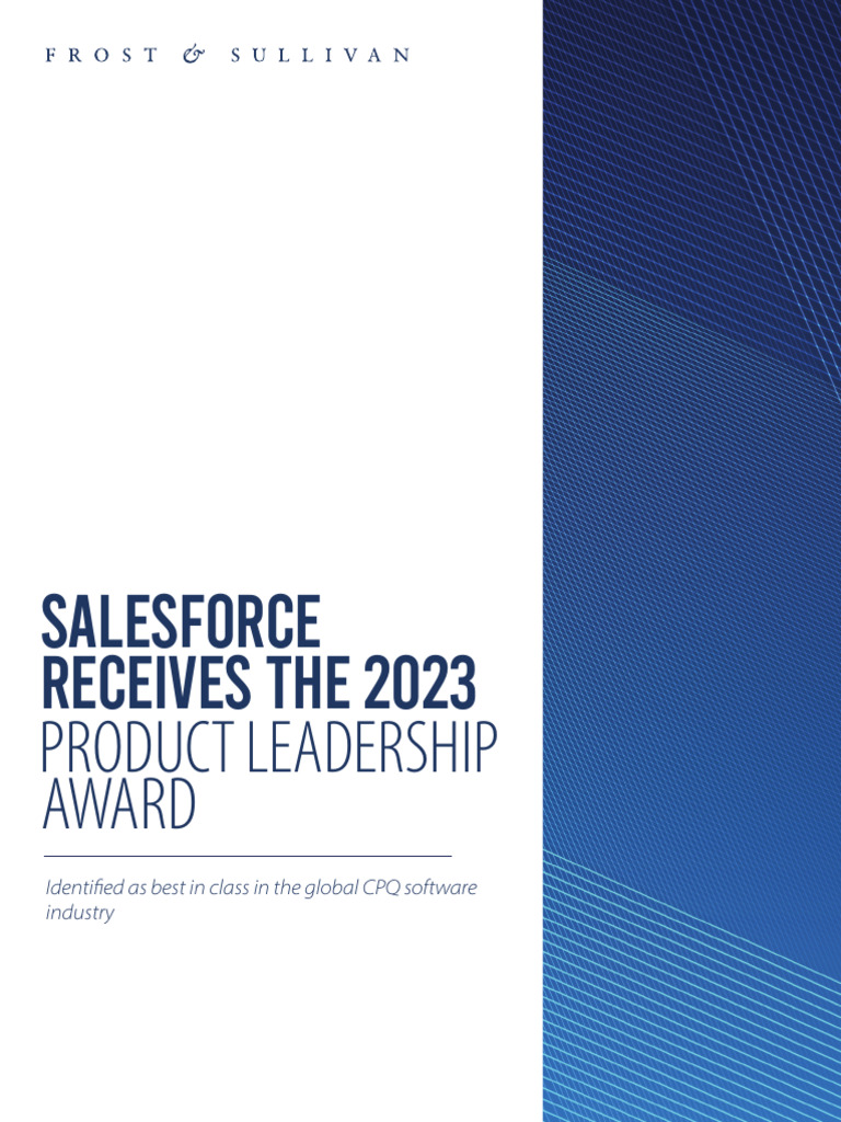 Salesforce_CPQ_Award__ | PDF | Cloud Computing | Innovation