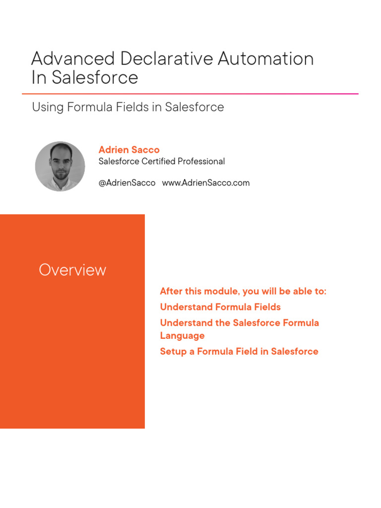 using-formula-fields-in-salesforce-slidesparte2 | PDF | Data Type | Boolean Data Type