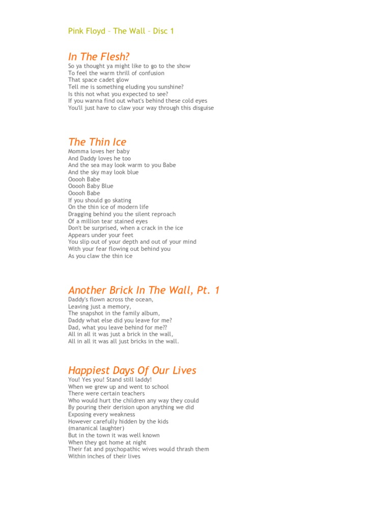 Pink Floyd | PDF | Songs Written | Song Recordings Produced