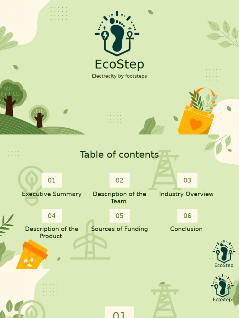 Eco Step | PDF | Sustainable Energy | Renewable Energy